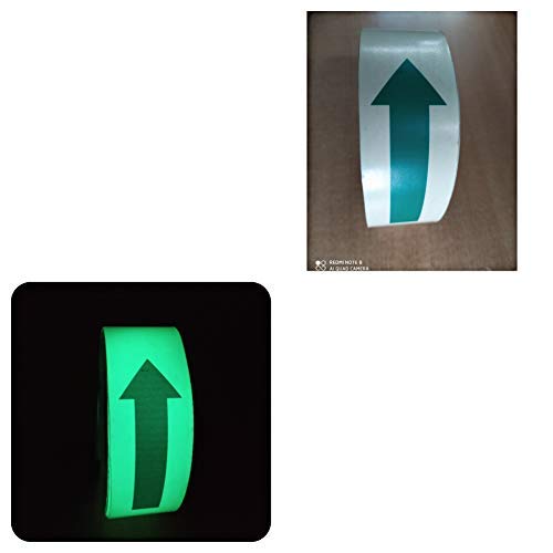 Photoluminescent Sticker 50mm*30m with Arrows : Amazon.in: Home Improvement