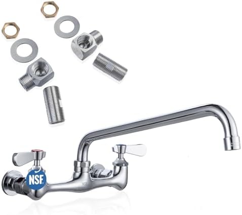 Sepaitek NSF Certified Lead-Free Commercial Sink Faucet 8 inch Center ...
