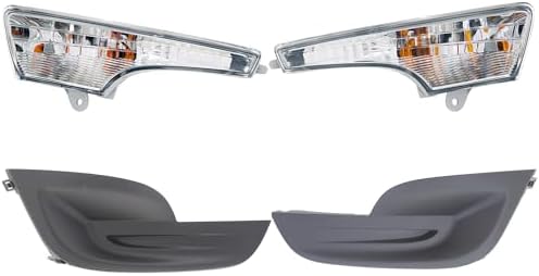 Amazon.com: Garage-Pro Front Fog Light Cover Kit Compatible With Nissan ...