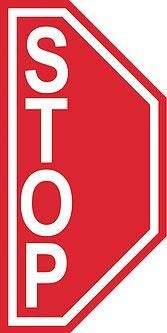 34 Stop Various Sizes Available Sign by Graphical Warehouse- 5S Safety ...