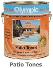 Amazon.com : Olympic Patio Tones Deck Coating : Patio, Lawn & Garden
