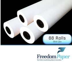 Amazon.com : Laser Bond Paper 88 Rolls 17 in. x 500 ft. 20 lb. Recycled ...