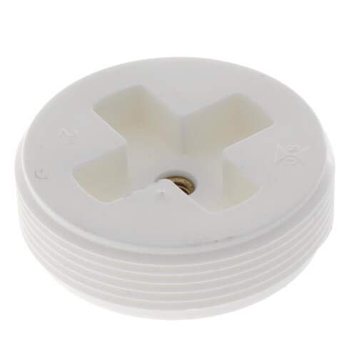 Amazon.com: 2" Slotted Polypro Flush Plug w/ Threaded Brass Insert {878 ...