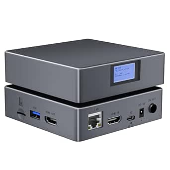 ANGEET IP KVM Remote Control Over Internet, KVM Over IP, 4K@30Hz ...