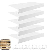 Amazon.com - 5 Pcs Wire Rack Covers,16x9x1.6in PVC Wire Shelf Cover for ...