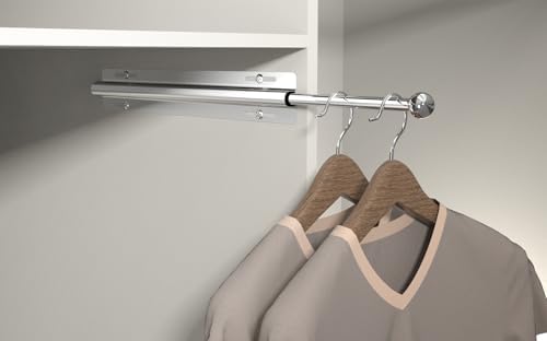 12" Valet Rod Standard for Closet Satin Brass SB Metal : Amazon.ca: Home