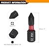 TA-VIGOR 4pcs PH1 Phillips Screwdriver Bits, 1/4" Hex Shank 25mm/1 ...