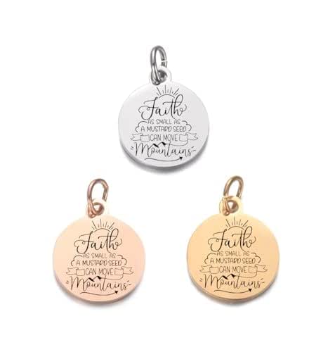 Amazon.com: Mustard Seed Faith - Christian Charms - Religious Charms ...