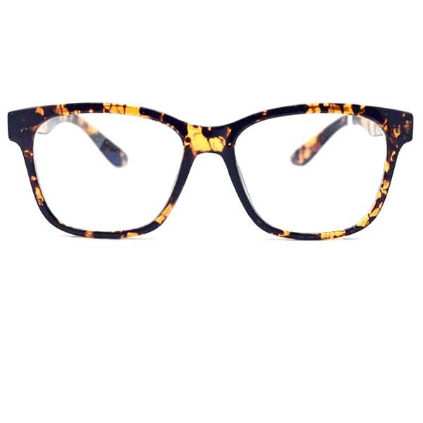 Buy Blue Block Computer Glasses Leopard Print Full Rim Rectangle Unisex ...
