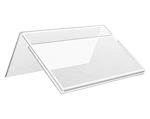 Elegant Creations Acrylic L Shape Table Sign Price-Tag Label Display ...