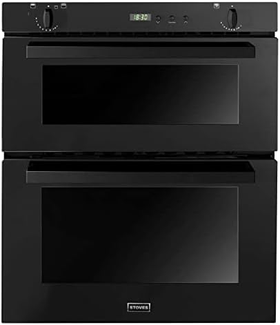 Stoves SGB700PS B/A Rated Built-Under Gas Double Oven - Black : Amazon ...