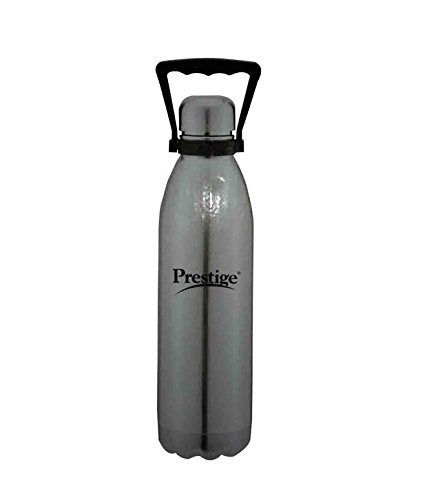 Prestige Stainless Steel Thermopro Water Bottle, 1.5 Litre, Silver ...