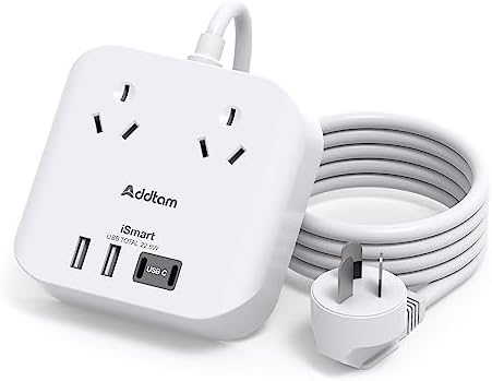 AUSELECT Powerboard USB, 10IN1 Power Strip USB C, Power Board Surge ...
