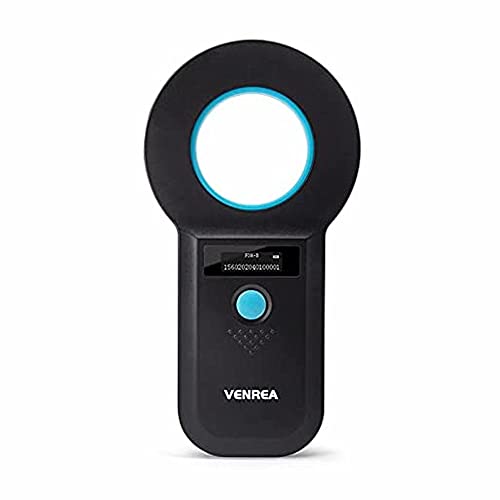VENREA Microchip Reader Scanner Pet ID Scanner RFID Animal Handheld ...