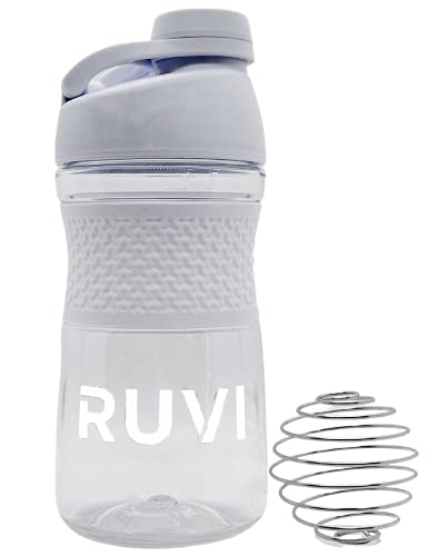 Ruvi Shaker Bottle Sport Mixer | Perfect for Blended Smoothies, Protein ...