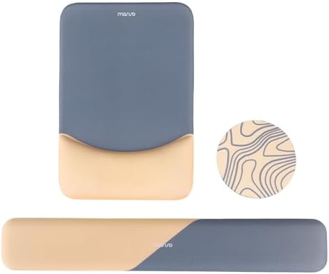 Amazon.com: MOSISO Wrist Rest Support for Mouse Pad&Keyboard Set ...