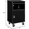 Amazon.com: Global Industrial Mobile Computer Cabinet, Black, 27" W x ...