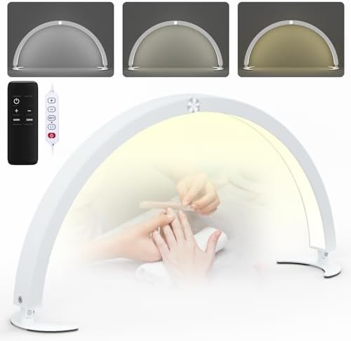 Amazon.com: MYSWEETY Half Moon Light for Desk, 29'' 40W Led Nail Tech ...