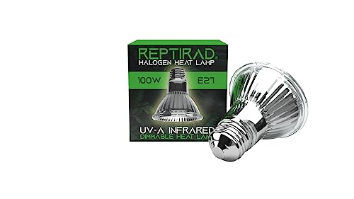 Retics & Reptiles | REPTIRAD Dimmable Halogen Heat Lamp 100 Watt | UVA ...