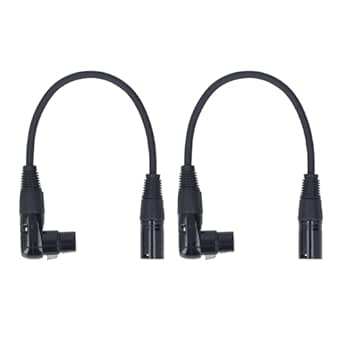 Amazon.com: Tomotato Right Angle XLR Microphone Cable, 90 Degree XLR ...