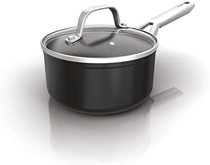 Ninja ZEROSTICK Premium Cookware 26cm Sauté Pan with Glass Lid, Long ...