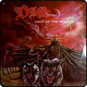 Amazon.com: Metal sign music vinyl record - Dio (2) ‎– Lock Up The ...