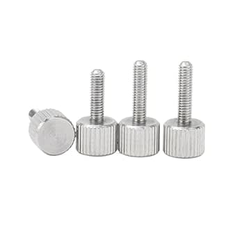 2/5/10pcs M2 M2.5 M3 M4 M5 M6 M8 304 Stainless Steel Knurl Flat Round Head Hand Tighten Thumb ...