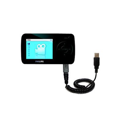 Gomadic USB Cable Spiral Data and Charging Compatible with Philips ...