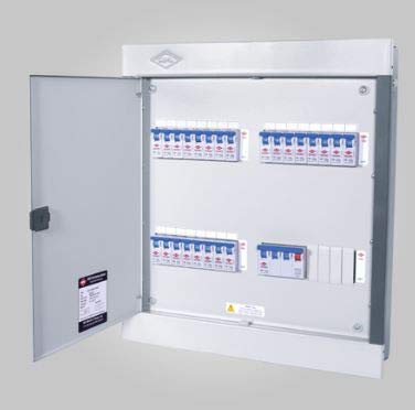 HPL DB TPN 4 DX Double Door Distribution Board 4 Way 1 Pack : Amazon.in ...