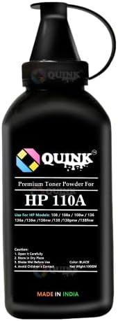 QUINK W1112A / 110A Premium Black Refill Toner Powder for 110A Toner ...
