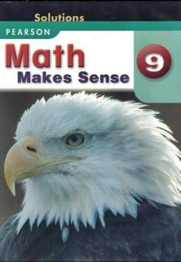 Math Makes Sense 9 Solutions CD: Morrow: 9780321551948: Books - Amazon.ca