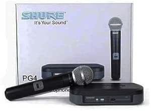 نظام ميكروفون لاسلكى شور Shure PG4 / PG58 مايك لاسلكى وجهاز استقبال: اشتري اون لاين بأفضل ...