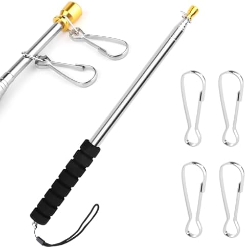 Amazon.com : M METERXITY 5.25Ft/1.6M Telescopic Handheld Flagpoles ...