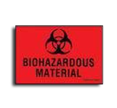 54607 - Biohazardous Material Label in Dispenser Box - Shipping and ...