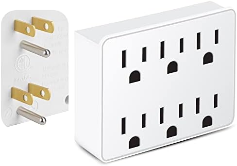 Amazon.com: 2 Pack Surge Protector Outlet, Outlet Splitter, Multi Plug ...