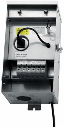 KICHLER Contractor Series 600W Transformer Stainless Steel 6.50x14.00x6 ...