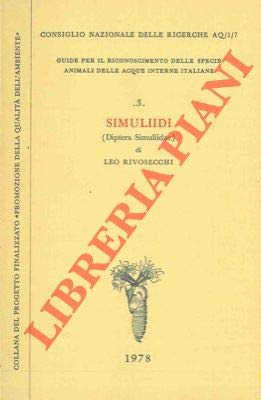 Amazon.com: Simulidi (Diptera Simuliidae).: RIVOSECCHI Leo -: Books