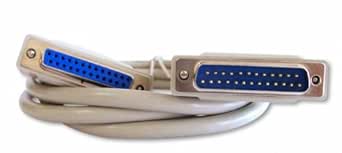 Your Cable Store 6 Foot DB25 25 Pin Serial Port Cable Male/Female RS232 ...