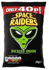 Space Raiders Shaped Corn Snacks Crisps (Pickled Onion 20 x 70g ...