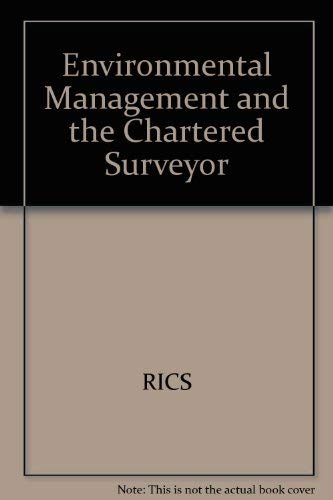 Environmental Management and the Chartered Surveyor : RICS: Amazon.in ...