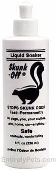 Amazon.com : Skunk Off Soaker (8 oz) : Skunk Remover : Pet Supplies