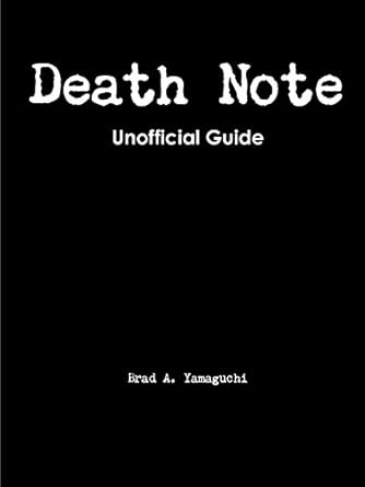 Death Note: Unofficial Guide : Amazon.com.mx: Libros