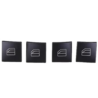 Amazon.com: 4pcs Window Switch Button Cap, Compatible for E-Class W204 ...