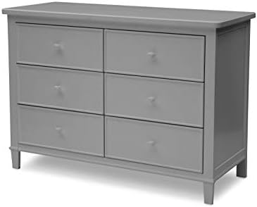 Amazon.com: Delta Children Emerson 6 Drawer Dresser with Interlocking ...