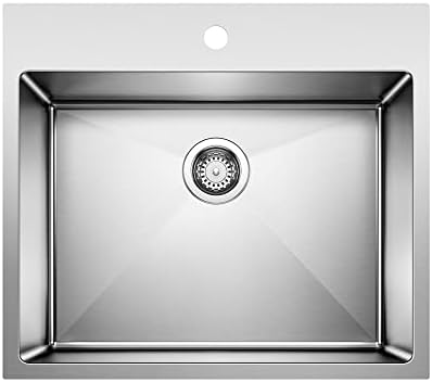 BLANCO 443151 QUATRUS R15 Drop-In or Undermount Stainless Steel Laundry ...