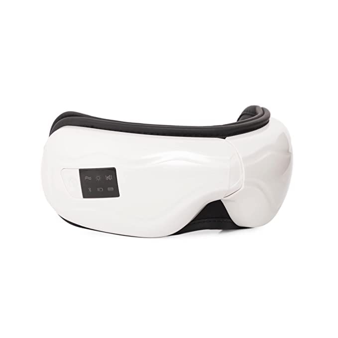 KLICK GADGETS Eye Massager with Heat | Bluetooth Music | Rechargeable ...