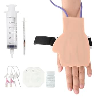 Realistic Silicone Training Hand, Dorsal Hand Injection Trainer ...