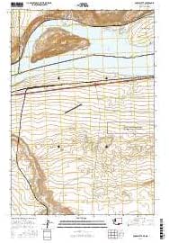 Amazon.com : Crow Butte, Washington topo map by East View Geospatial, 1 ...