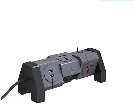 New Impro 5 Plugs + 2 USB Tower Sockets Spike Buster - 3 Floors ...