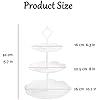 Amazon.com: 3 Tier Cupcake Stand, Plastic Tiered Serving Stand, Dessert ...